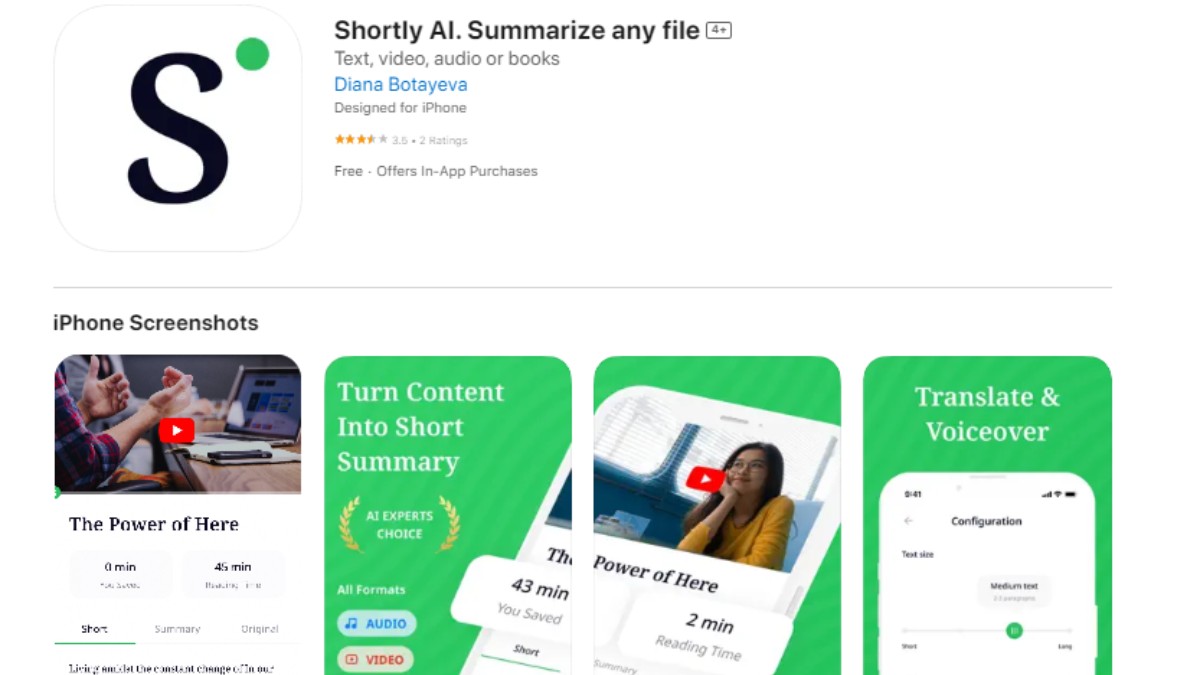 Shortly AI là gì? Cách tải Shortly AI trên điện thoại IOS