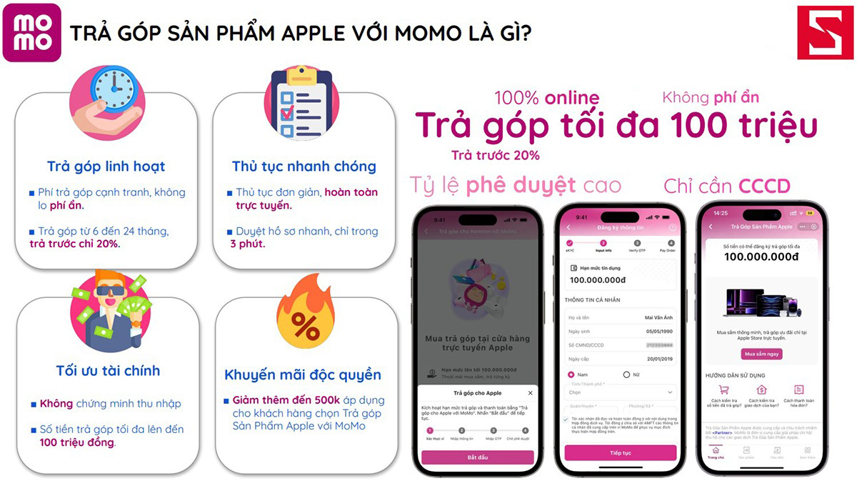 CellphoneS lần đầu tiên hỗ trợ trả góp qua MoMo, nhanh tay sắm đồ công nghệ để “chơi Tết” thôi!!!