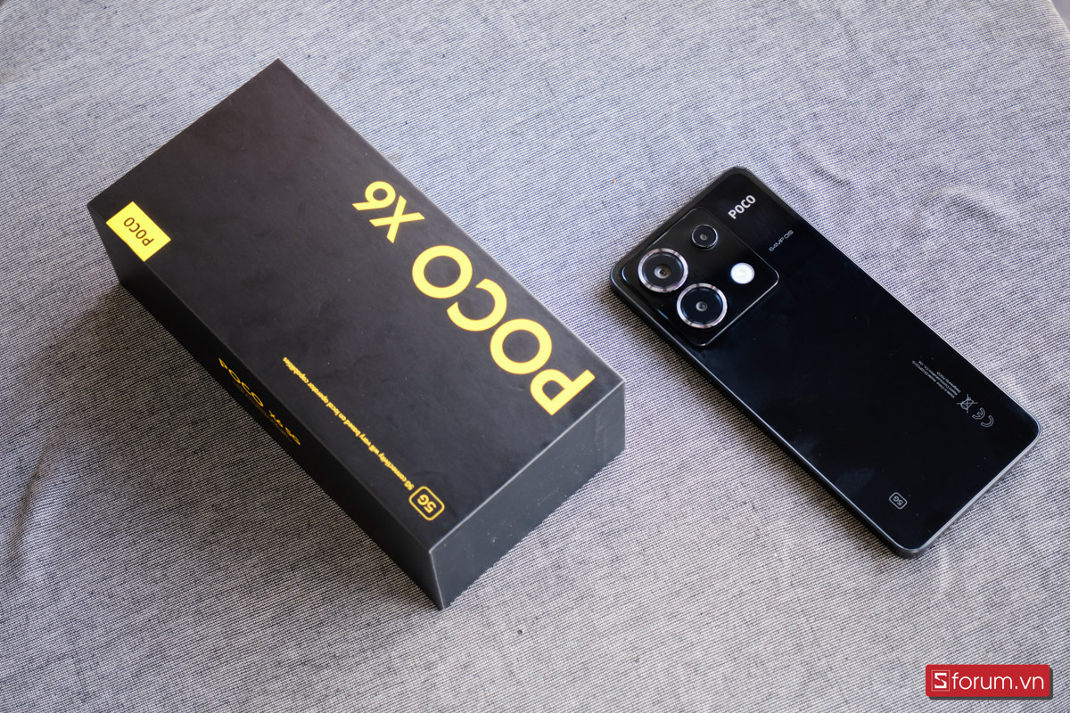 Trên tay Xiaomi POCO X6 5G chính hãng: Mặt lưng kính bóng, viền mỏng ...