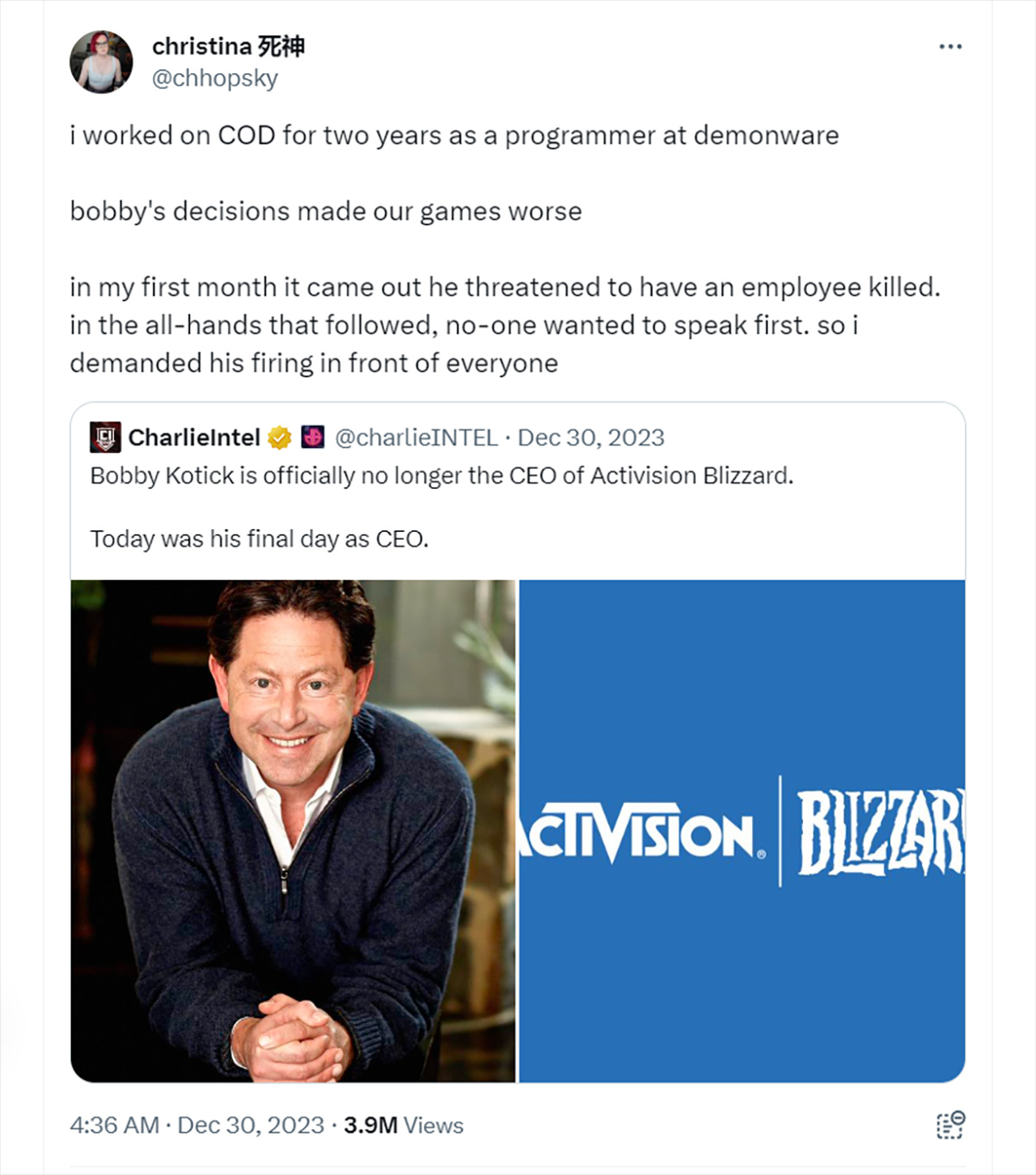 Kẻ tai tiếng nhất làng game Bobby Kotick "hạ cánh an toàn" giữa muôn ...