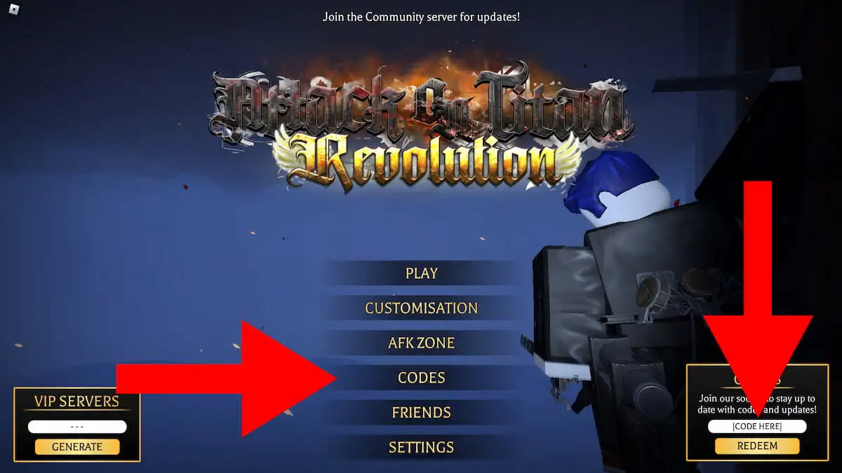 Code Attack on Titan Revolution mới nhất 05/2024 miễn phí