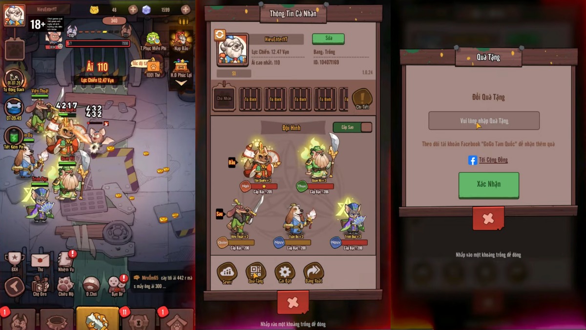 Tổng hợp code GoGo Tam Quốc mới nhất 05/2024 nhận quà VIP