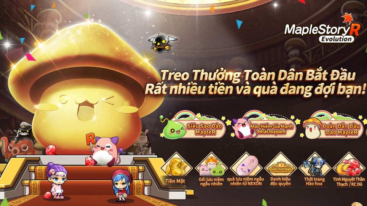Code MapleStory R Evolution mới nhất 2024, cách nhập code