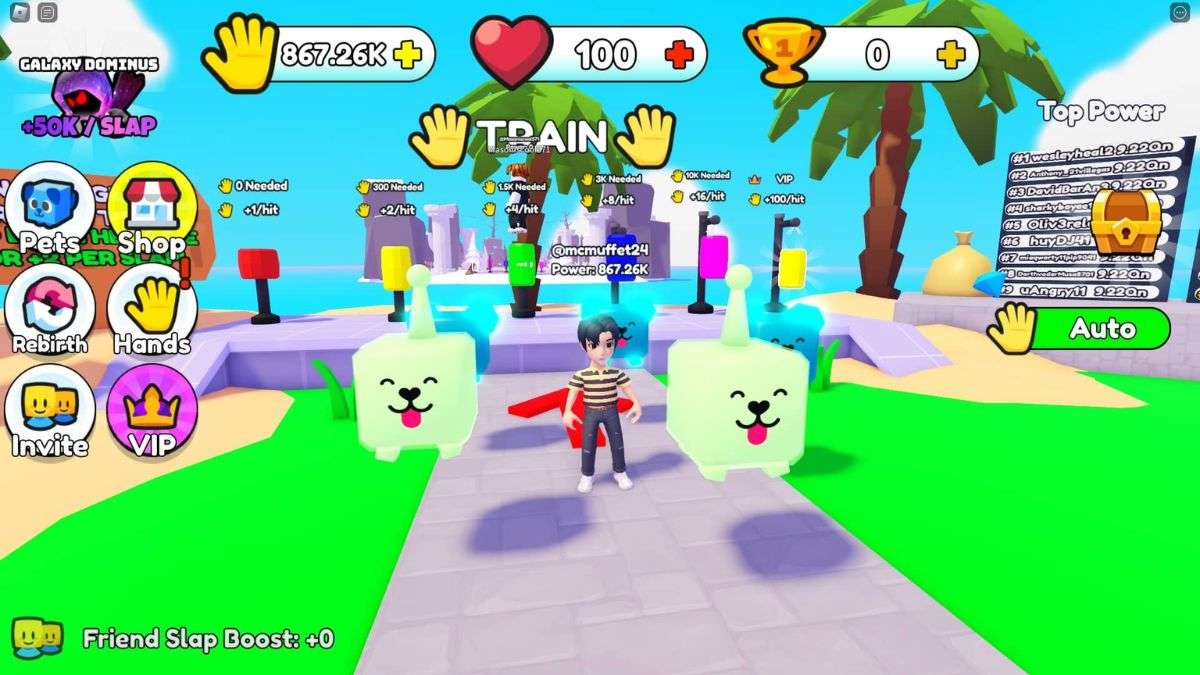 Code Power Slap Simulator mới nhất 2024 | Cách nhập code