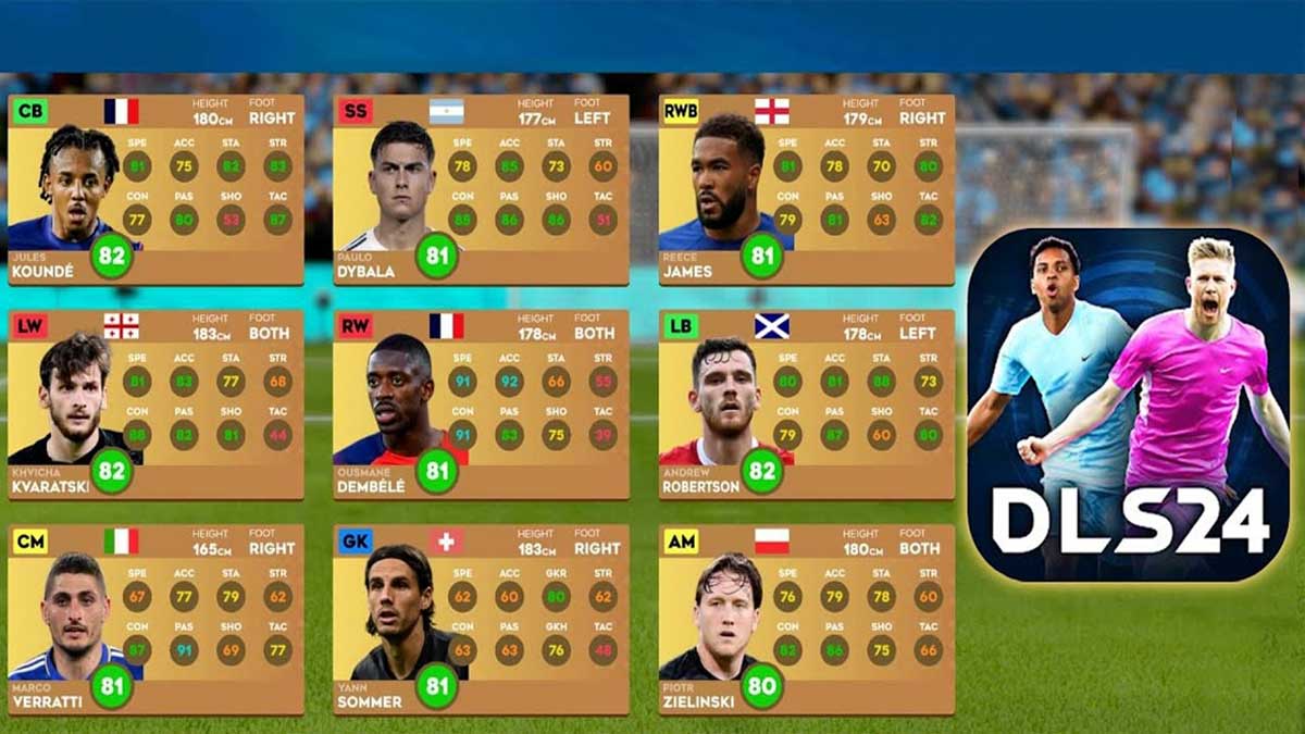 Cách Build đội hình DLS 2024 (Dream Leauge Soccer) mạnh nhất