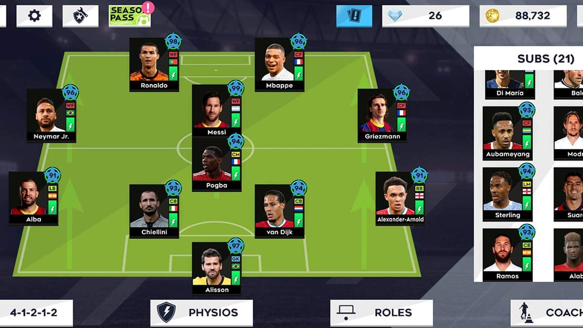 Cách Build đội hình DLS 2024 (Dream Leauge Soccer) mạnh nhất