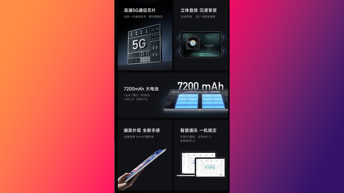 Lenovo M20 5G ra mắt: MediaTek Kompanio 900T, màn hình 2K, giá từ 8.3 triệu đồng