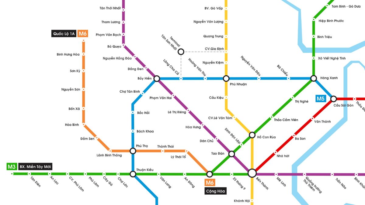 Các tuyến Metro ở TP.HCM phân bố như thế nào? Tìm hiểu ngay!