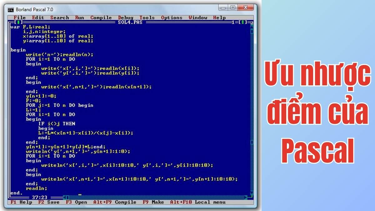 Pascal là gì? Tìm hiểu các phần tử và câu lệnh trong Pascal