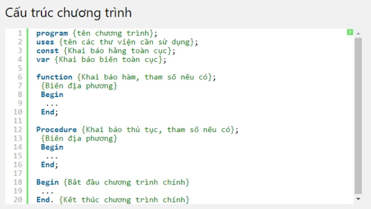 Pascal là gì? Tìm hiểu các phần tử và câu lệnh trong Pascal