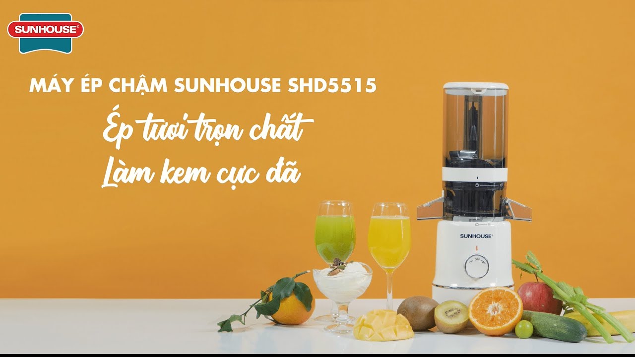 Review máy ép chậm Sunhouse có tốt hay không?