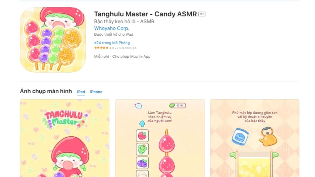 Cách tải và chơi Tanghulu Master trên điện thoại Android, iOS