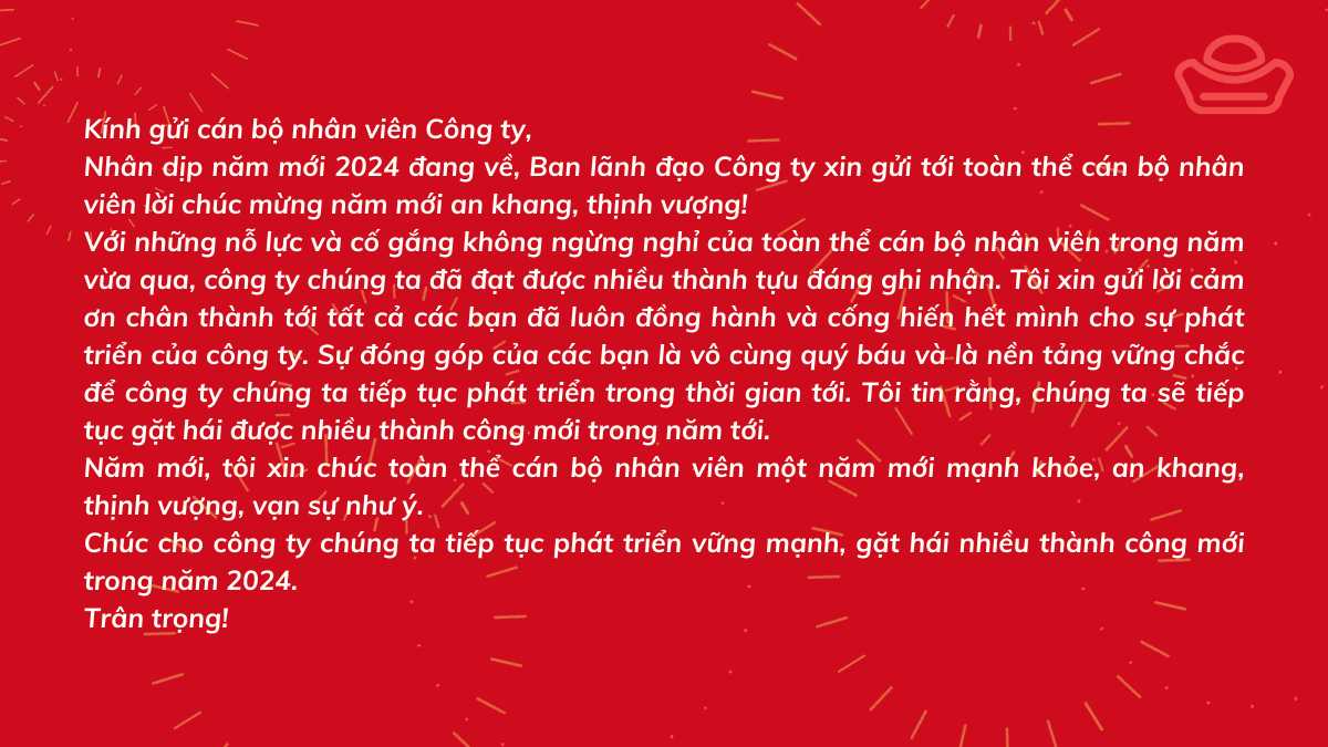 30+ Mẫu thư chúc Tết, thư chúc mừng năm mới 2024