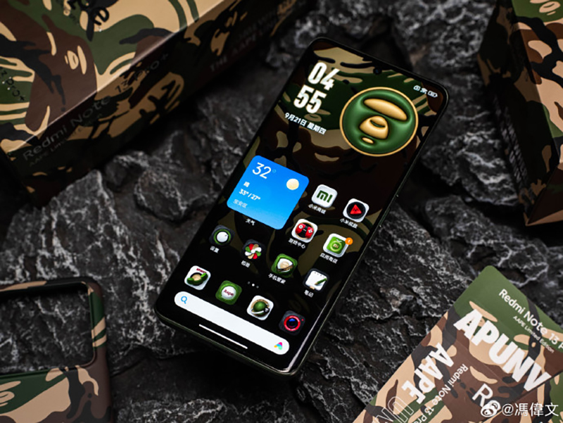 Cận cảnh Redmi Note 13 Pro Plus AAPE: Phiên bản đặc biệt với thiết kế ...