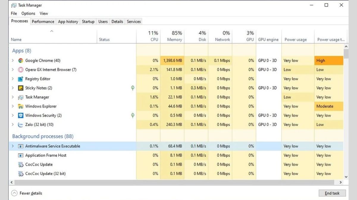 Antimalware service executable là gì? Cách xử lý CPU bị ngốn