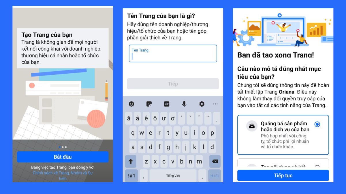 Cách tạo Page (trang) bán hàng trên Facebook mới nhất