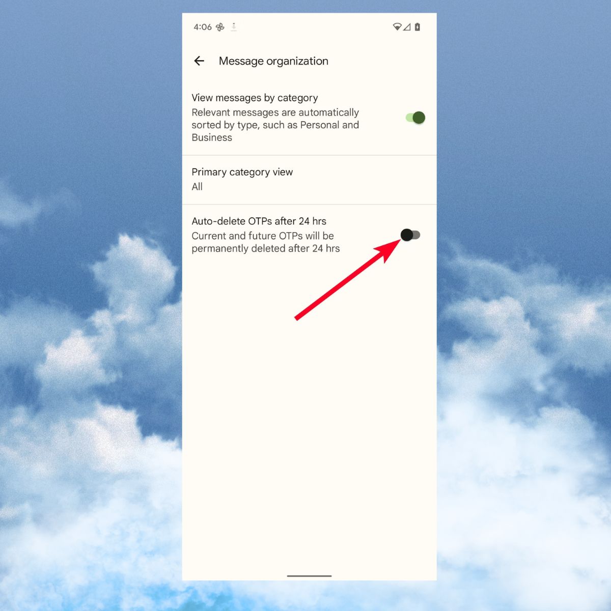 Mách bạn cách xóa tự động tin nhắn OTP trên điện thoại Samsung