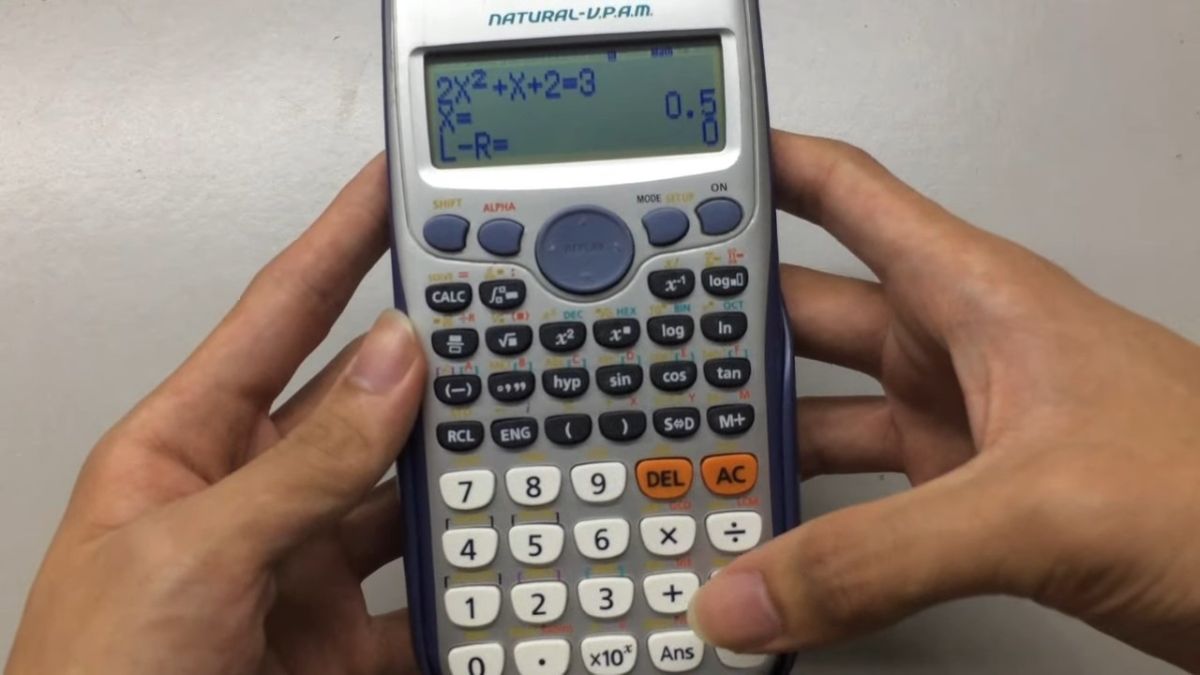 Cách sử dụng máy tính casio 570 chạy tìm ẩn x nhanh chóng