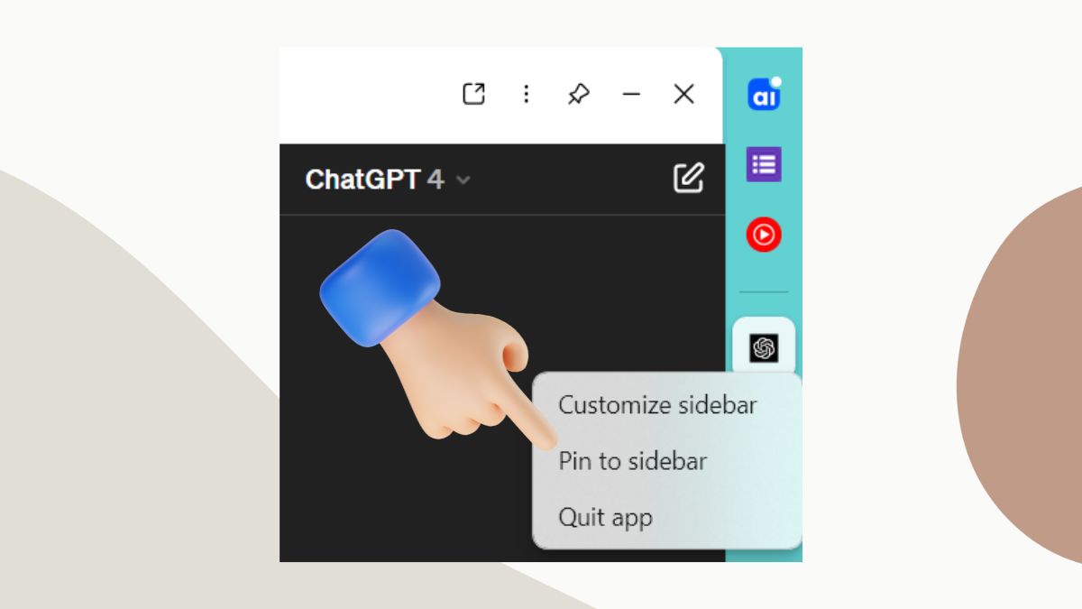 Cách thêm ChatGPT vào thanh Sidebar Microsoft Edge để search nhanh ...