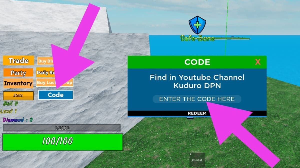 Code Rock Fruit update mới nhất 05/2024 và cách nhập