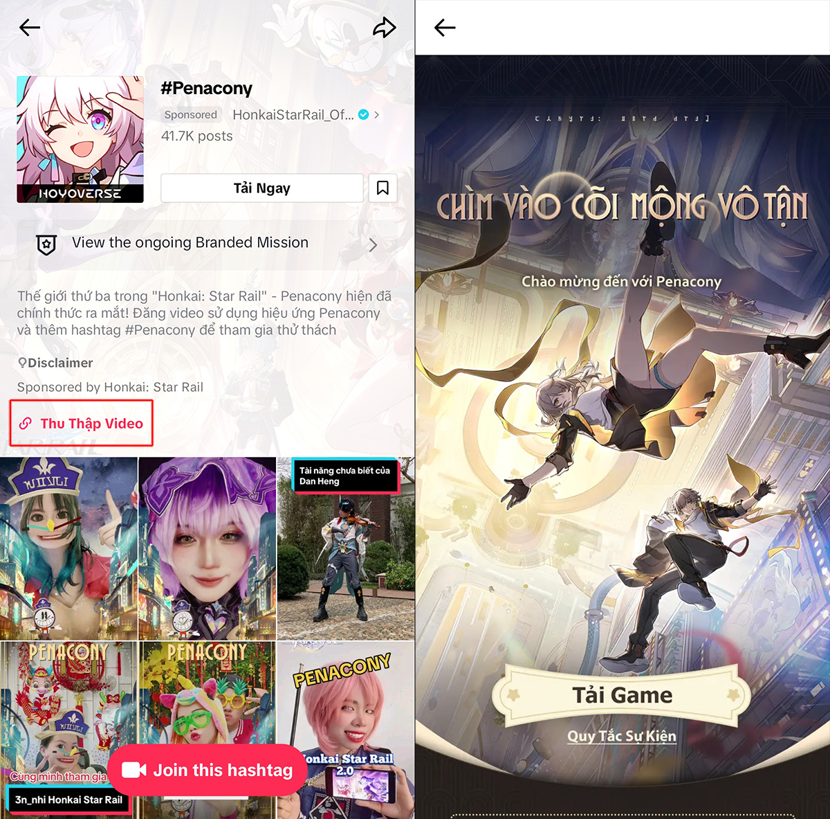 Honkai: Star Rail: Hướng dẫn nhận hàng ngàn Ngọc Ánh Sao từ event Thu Thập Video Tiktok