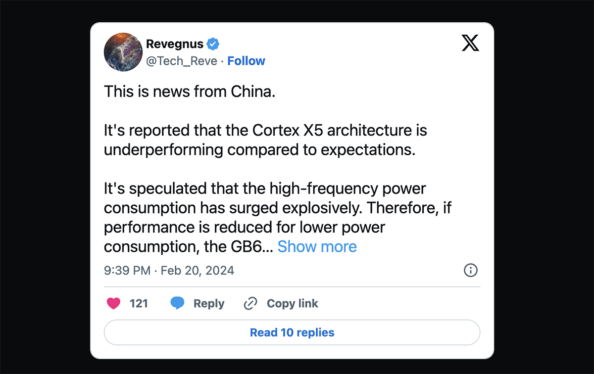 Cortex-X5 của ARM đang gặp vấn đề nghiêm trọng, MediaTek "toát mồ hôi"?
