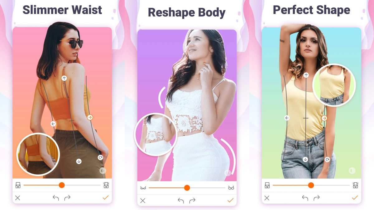 Top 10 app bóp eo, chỉnh chân dài, dáng đẹp trên điện thoại