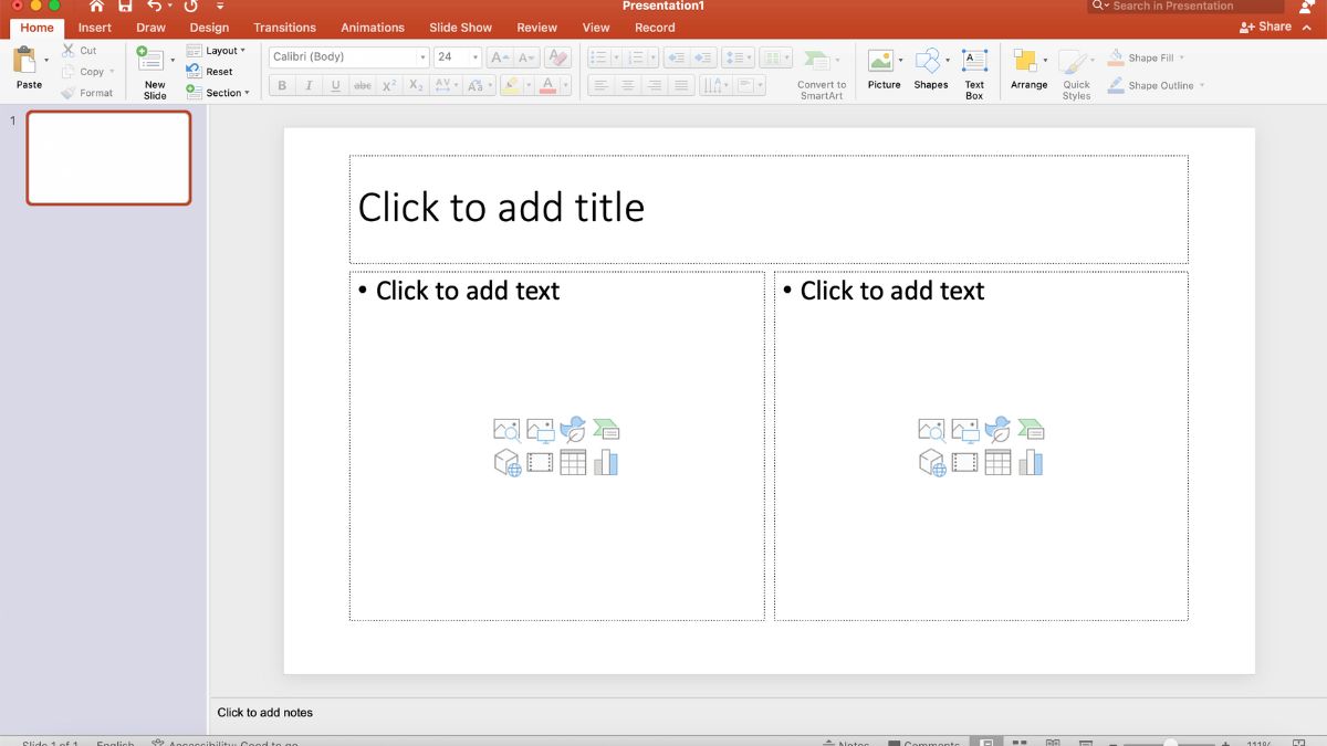 Cách mở mẫu bố trí slide layout và chỉnh sửa đơn giản
