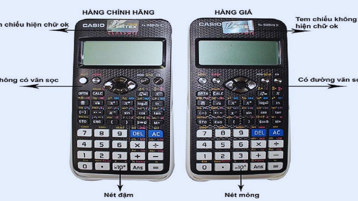 Cách test máy tính casio FX-580VN Plus bằng phép tính