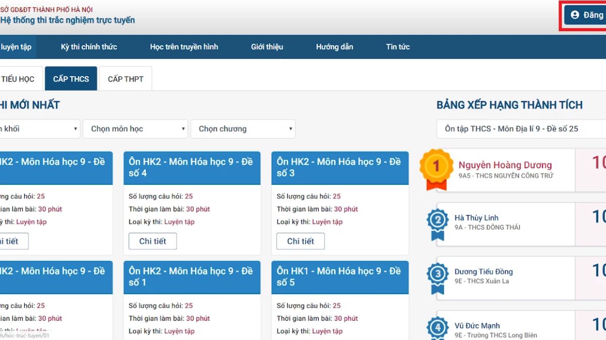 HaNoi Study là gì? Cách đăng nhập và thi HaNoi Study online