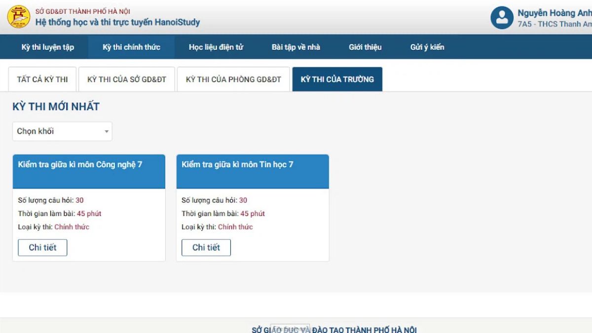 HaNoi Study là gì? Cách đăng nhập và thi HaNoi Study online