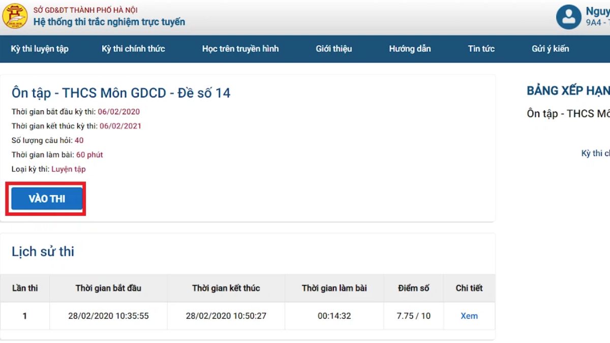 HaNoi Study là gì? Cách đăng nhập và thi HaNoi Study online