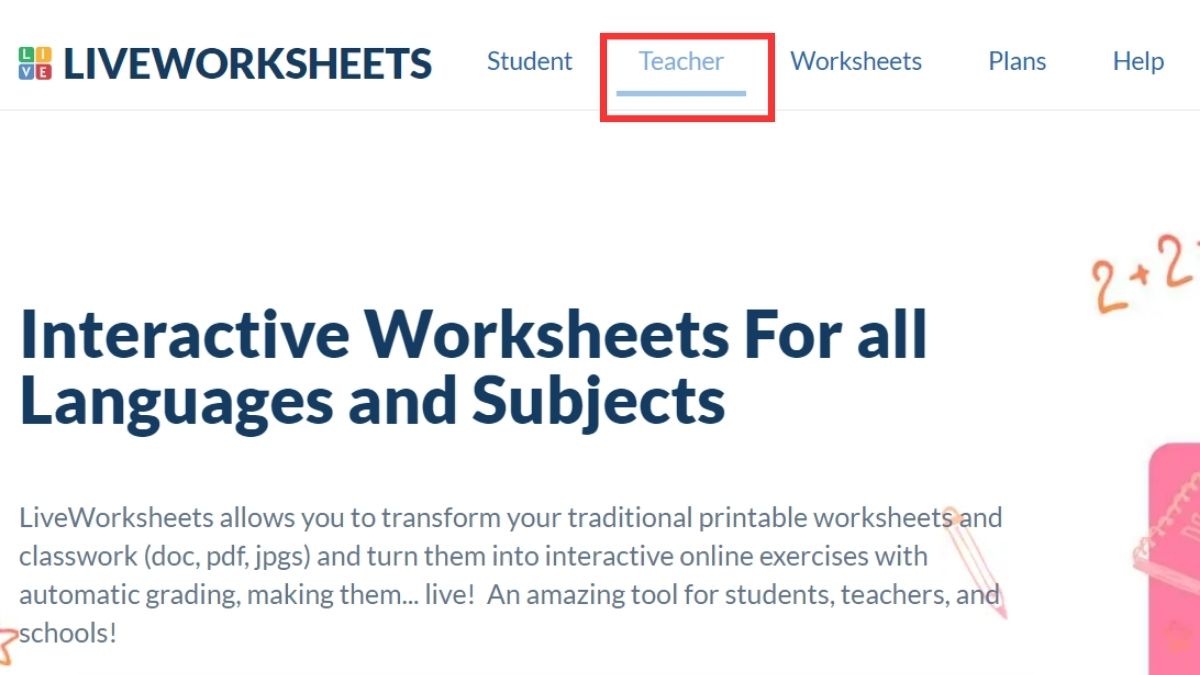 Liveworksheet là gì? Hướng dẫn đăng ký và sử dụng từ A-Z