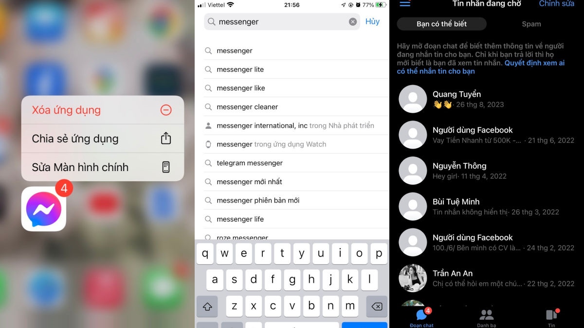 Messenger bị lỗi: Nguyên nhân và cách khắc phục