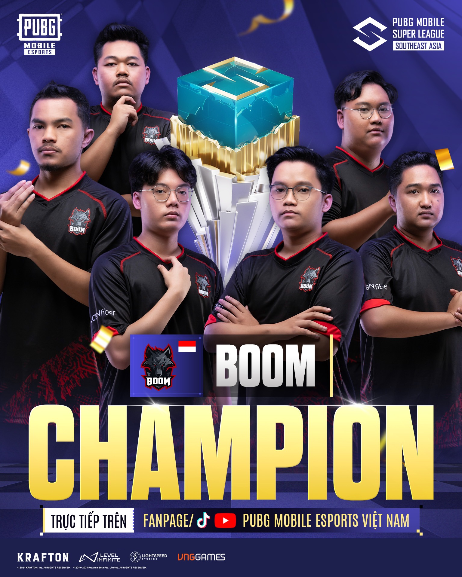 PUBG Mobile: Kết quả PMSL SEA Spring 2024 chứng kiến sự thống trị của Indonesia