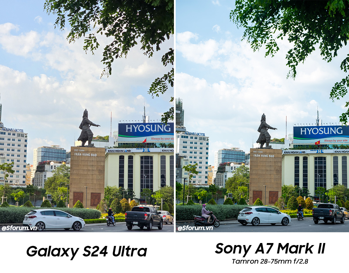 Mang Galaxy S24 Ultra đi đụng độ "già gân" 10 năm tuổi Sony A7 Mark II: Liệu kèo này có cân?