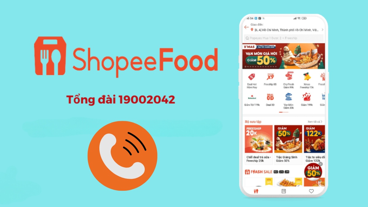 Cách liên hệ số điện thoại tổng đài Shopeefood nhanh nhất