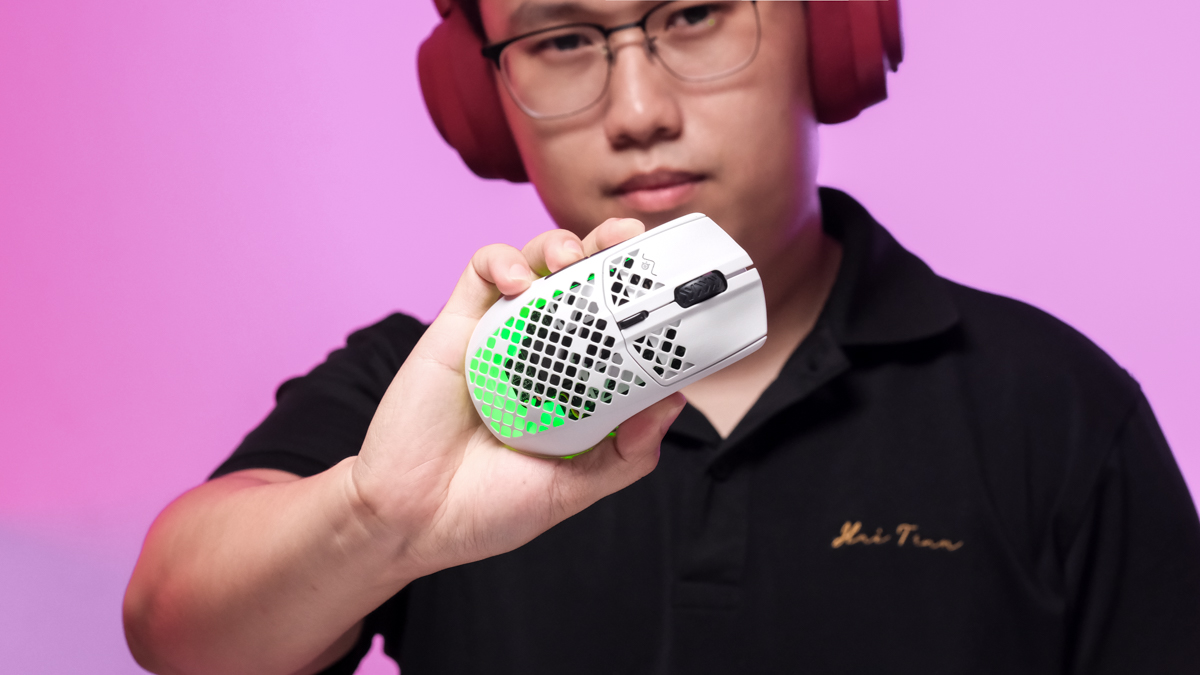 Trên tay Steelseries Aerox 3 Wireless: Siêu nhẹ 66 gram, bắn sniper cực đỉnh, giá 2.9 triệu