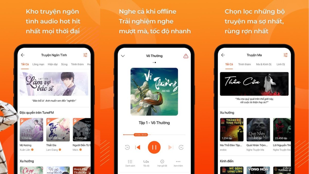 Top 10 ứng dụng nghe sách nói miễn phí trên iPhone, Android